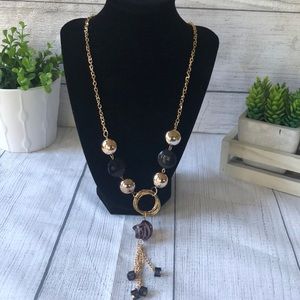 Chaps | Jewelry | Chaps New Statement Necklace Beads Goldtone | Poshmark